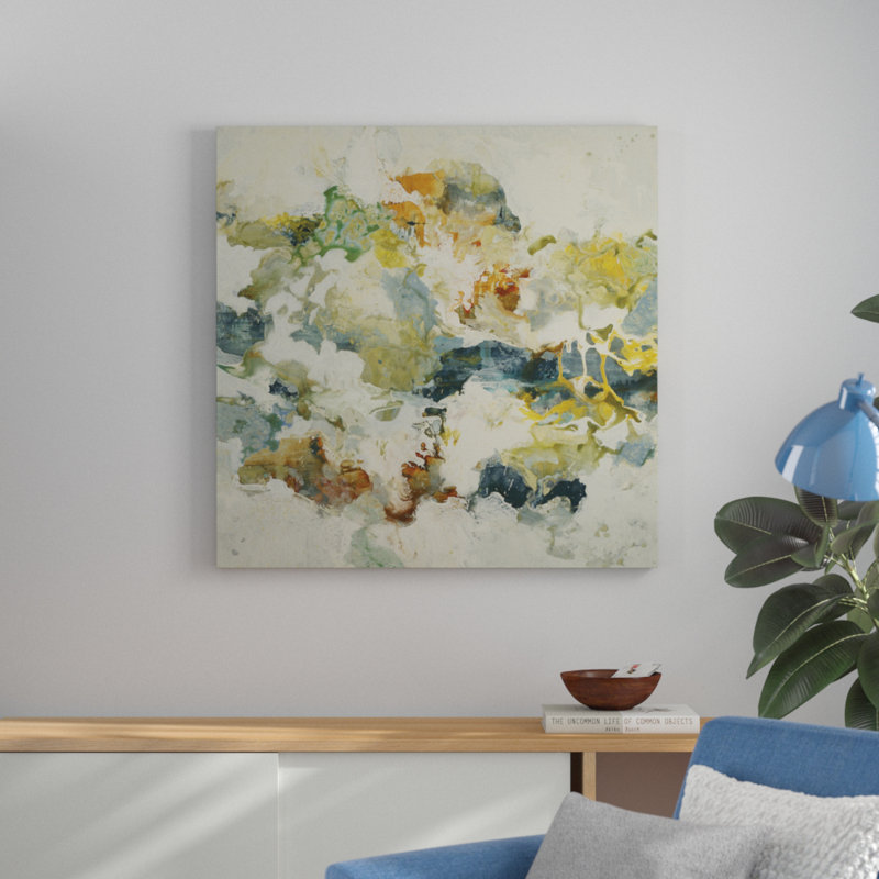 Ebern Designs 'Inter' Painting Print on Wrapped Canvas | Wayfair