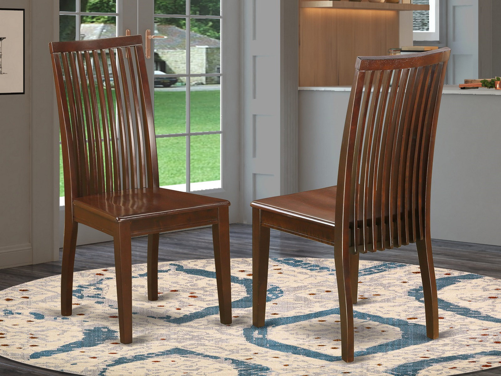 Charlton Home® Gladney Solid Wood Slat Back Side Chair | Wayfair