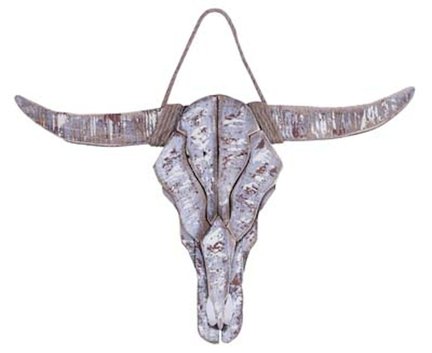 August Grove® Longhorn Cow Head Wood Wall Décor | Wayfair