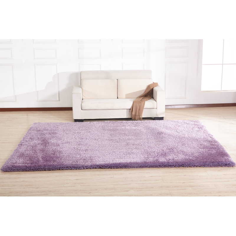 House of Hampton® GrangeoverSands Handmade Tufted Lavender Area Rug ...