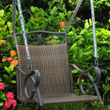 Single Person Porch Swings You'll Love | Wayfair
