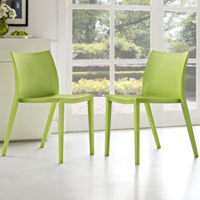 Acrylic Green Kitchen & Dining Chairs You'll Love | Wayfair