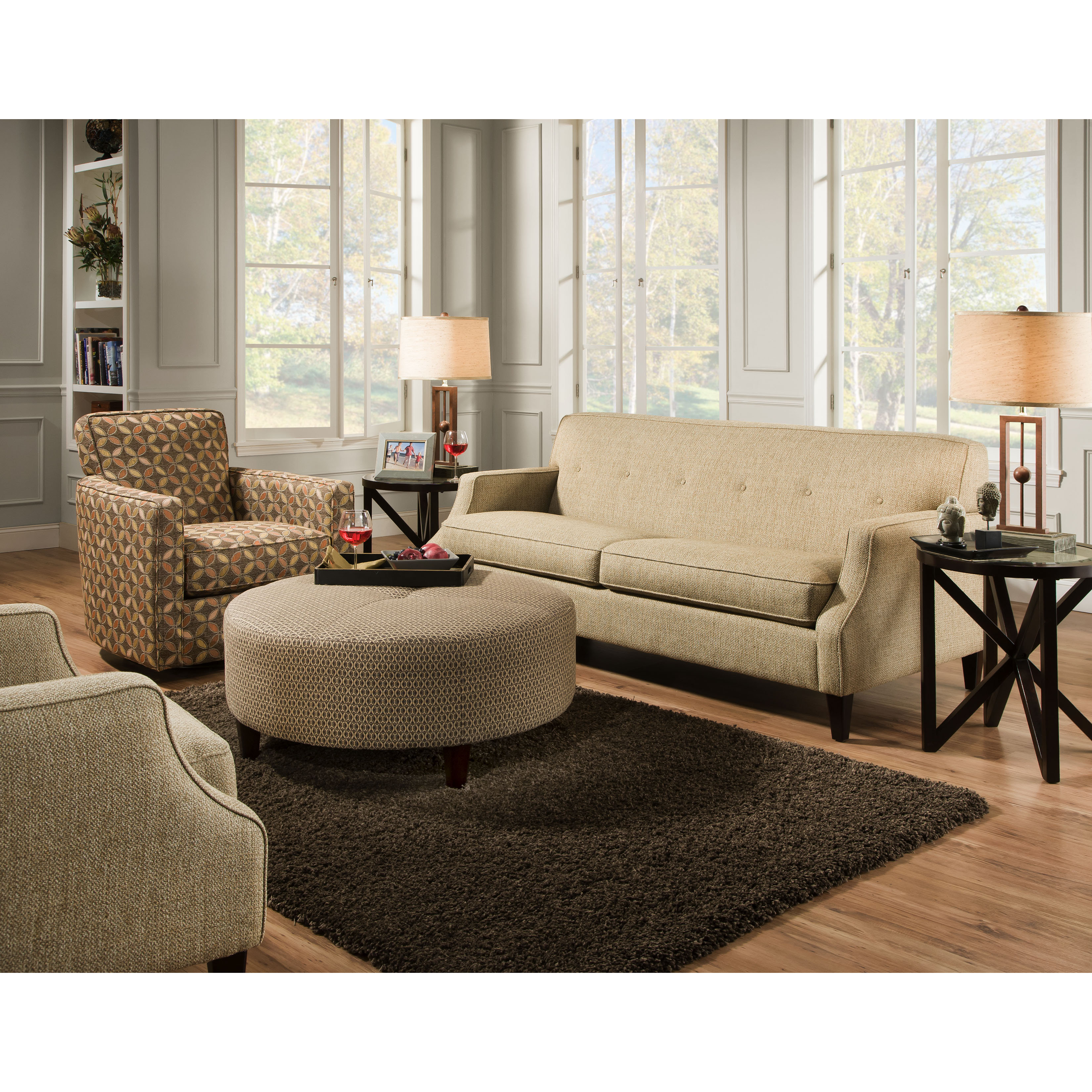 Bauhaus Anniston Round Cocktail Ottoman And Reviews Wayfair