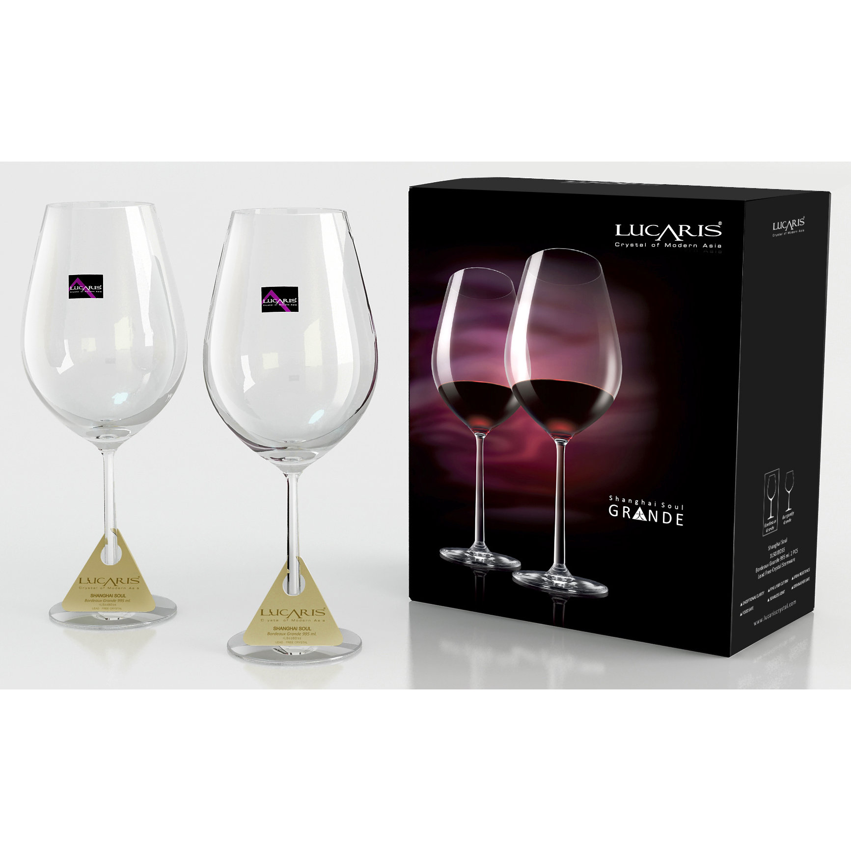 Lucaris Shanghai Soul Red Wine Glass Wayfair