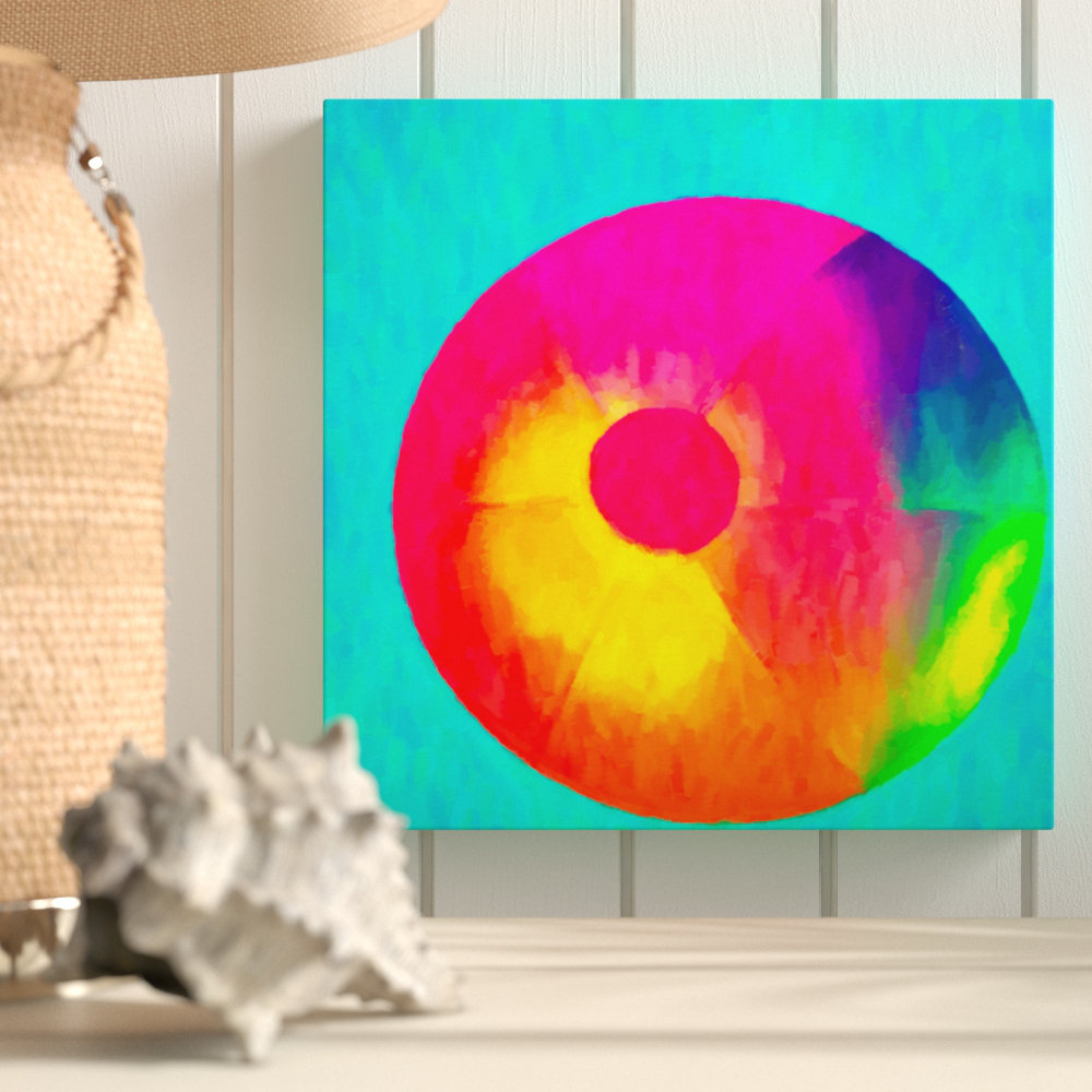 Highland Dunes Shavon At The Beach Havin A Ball - Graphic Art Set on ...