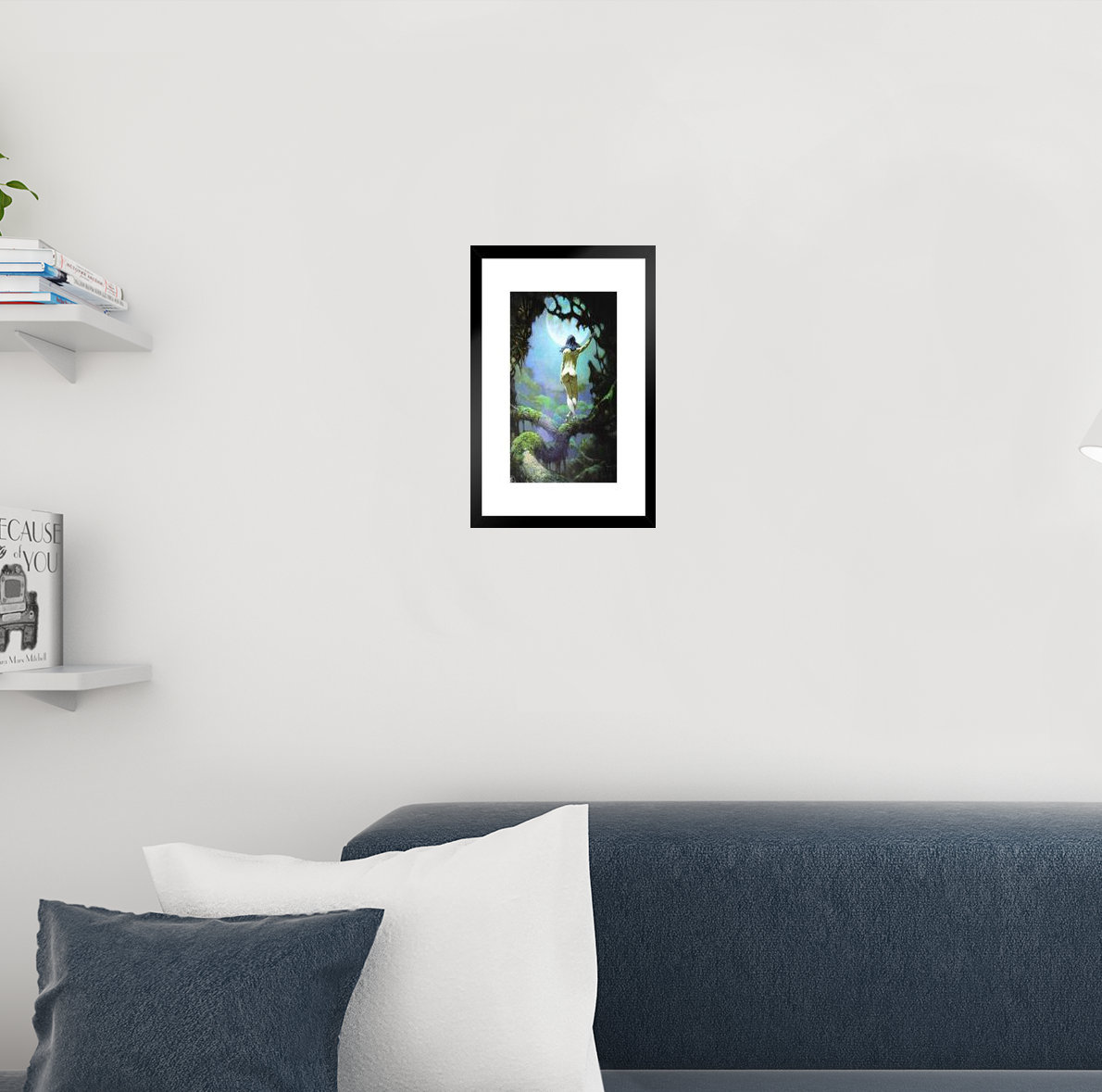 Red Barrel Studio® «Moon Rapture» par Frank Frazetta, art mural, décor ...