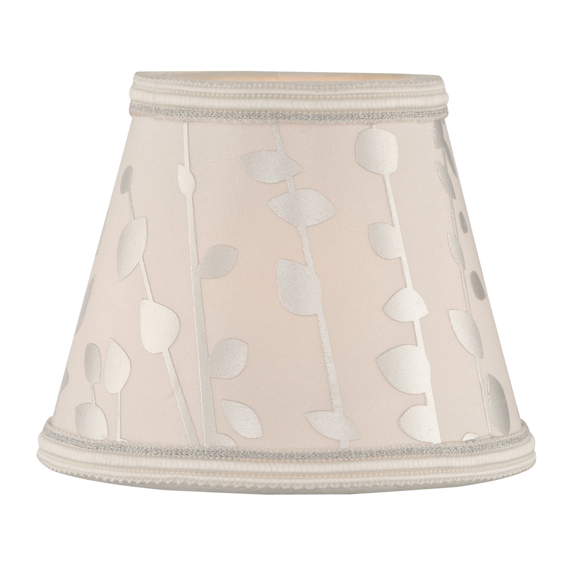 Red Barrel Studio® Fabric Bell Candelabra Shade in Ivory | Wayfair