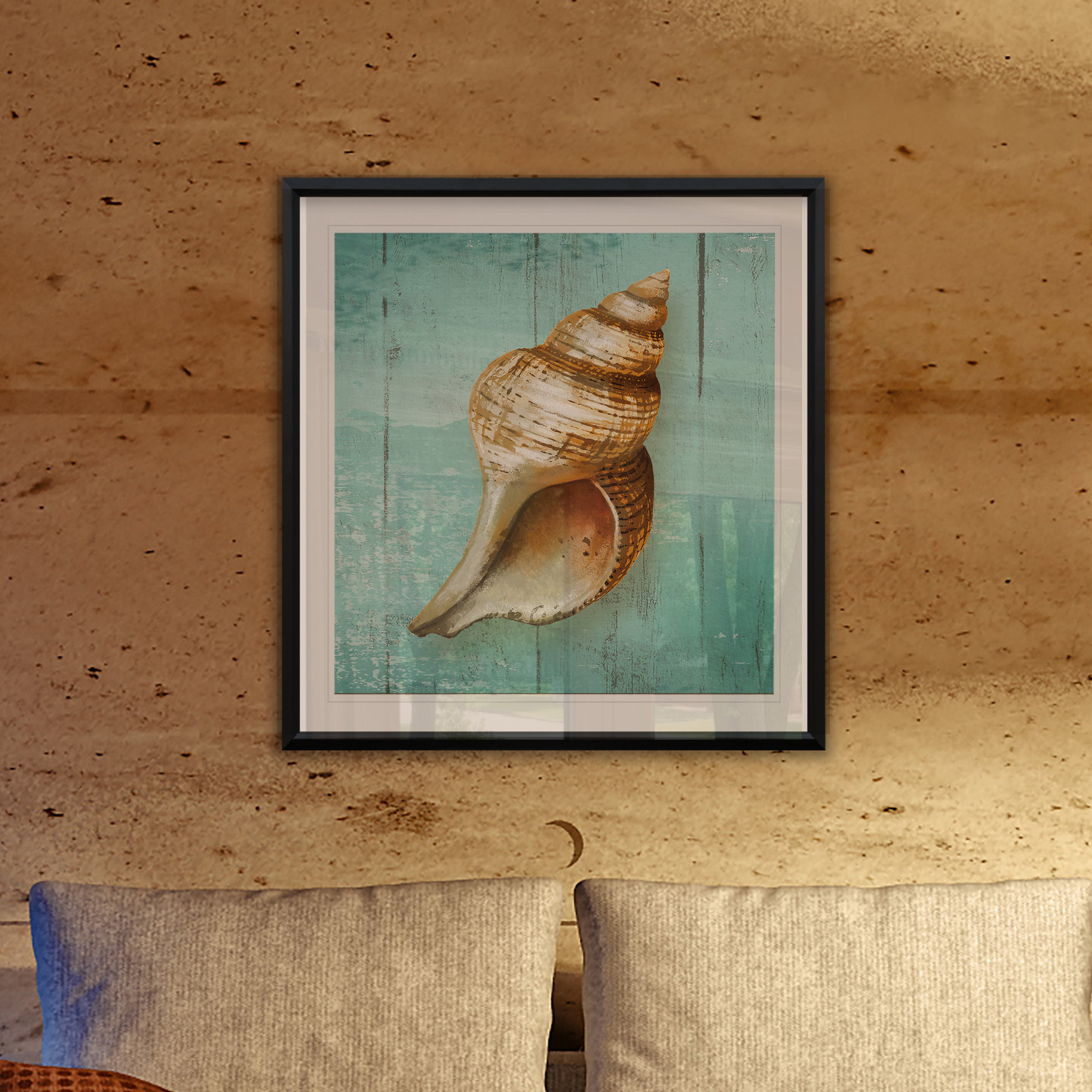 Highland Dunes Conch - Picture Frame Print | Wayfair