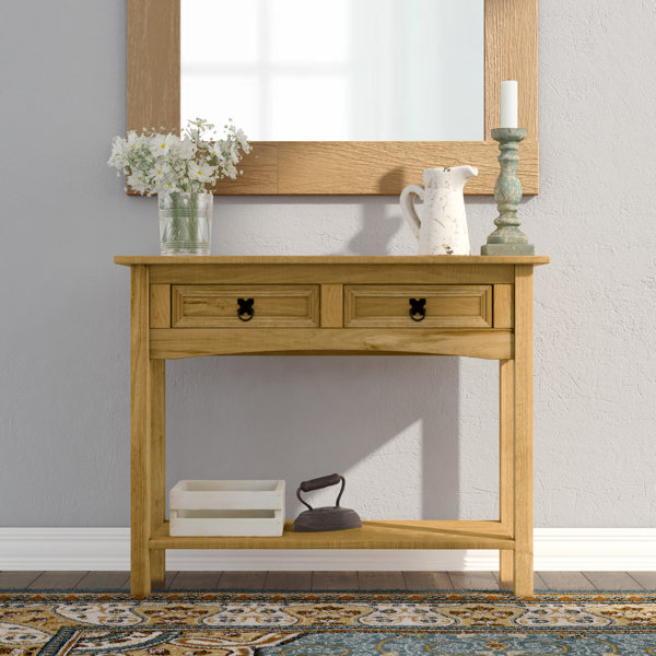 Union Rustic Dodge 83Cm Solid Wood Console Table & Reviews | Wayfair.co.uk