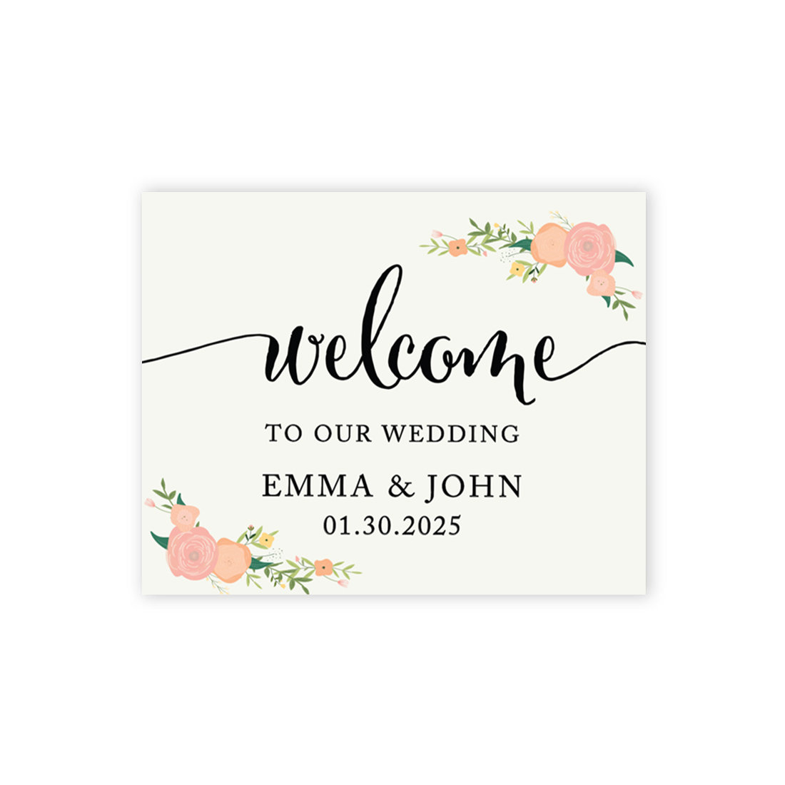 Koyal Wholesale Custom Large Canvas Welcome Sign | Wayfair
